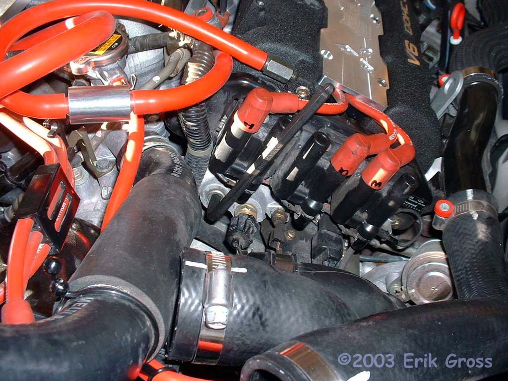 1995 3000GT: Defi Coolant Temperature Sensor Installation