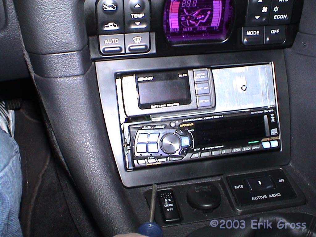 1995 3000GT: Steering Wheel Radio Controls with Aftermarket Head Unit