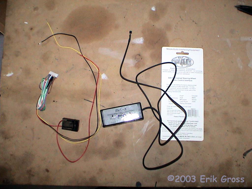 1995 3000GT: Steering Wheel Radio Controls with Aftermarket Head Unit