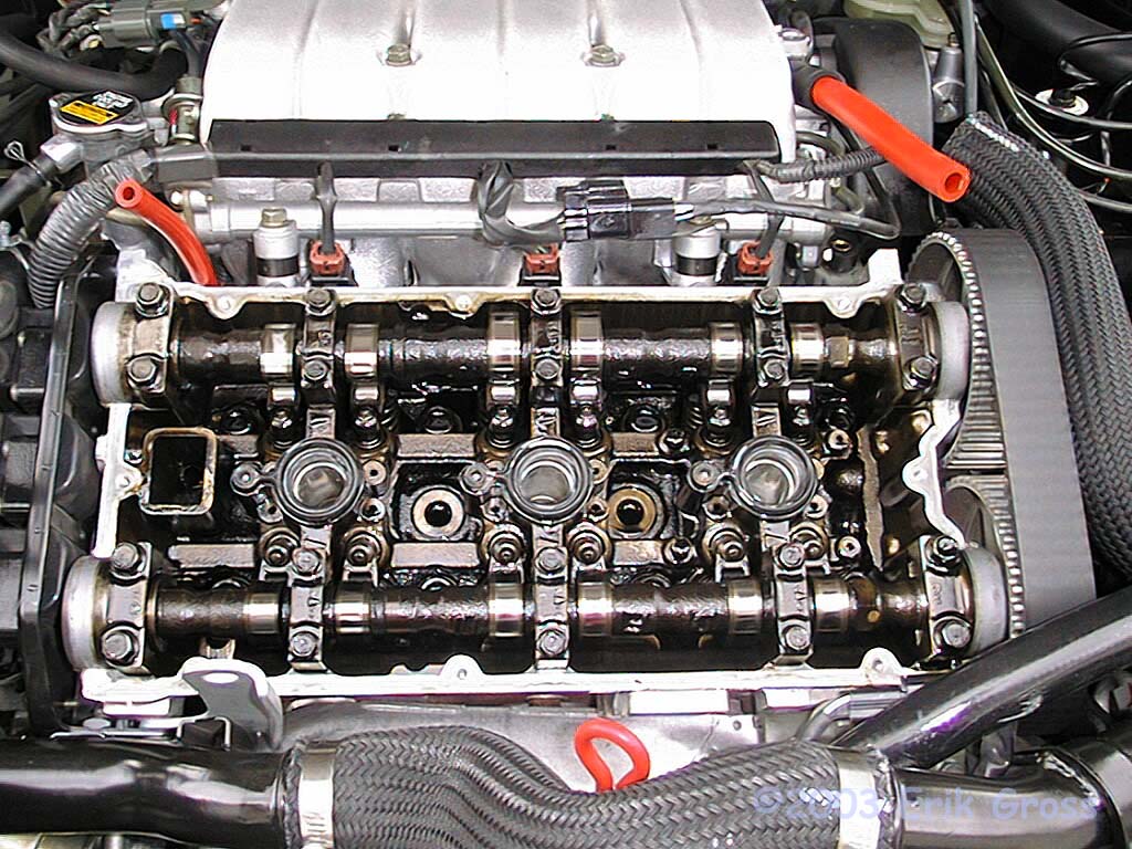 1995 3000GT VR-4: DOHC Front Valvetrain Pics