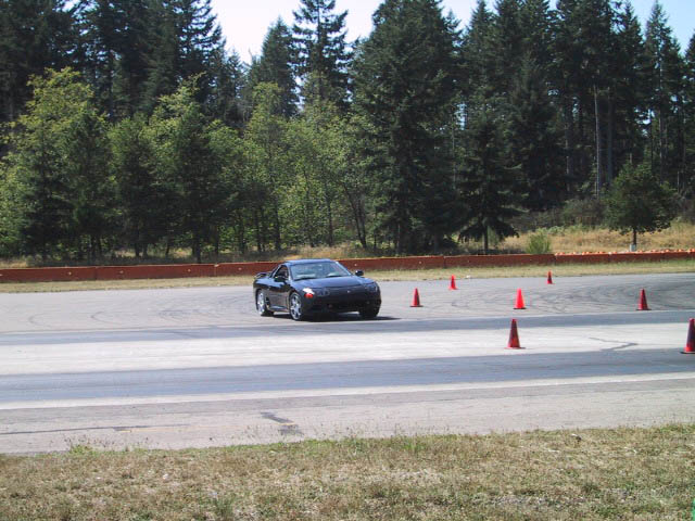 beginning to apply power after the apex.