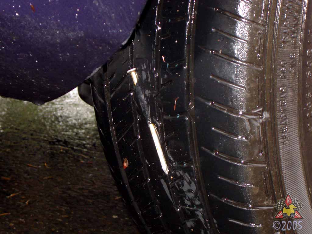 Very Strange Flat Tire